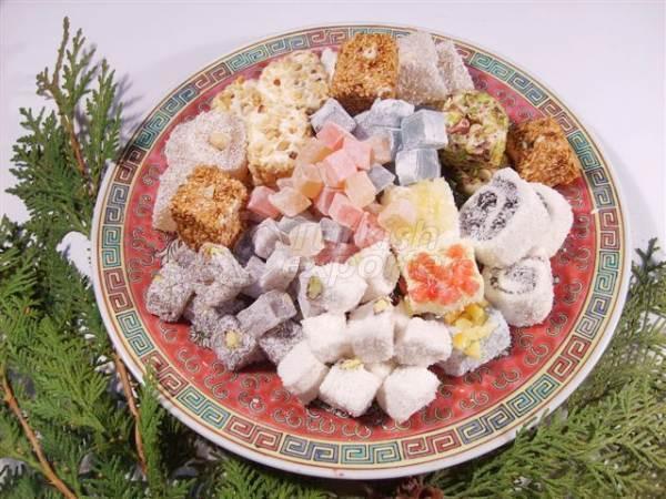 Turkish Delight Wallnut Inside Sesame Coated Long