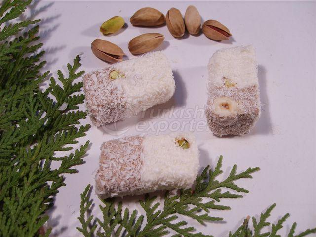 Turkish Delight Wallnut Inside Sesame Coated Long
